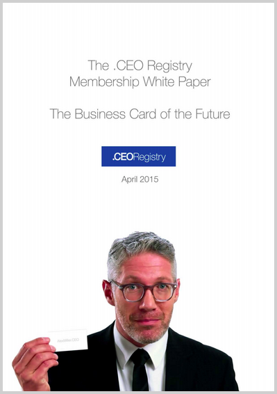 The .CEO Registry Membership White Paper